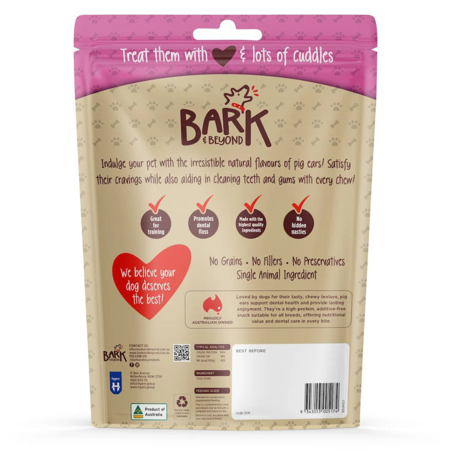 Bark and Beyond Pigs Ears – K9 Pro - The K9 Professionals